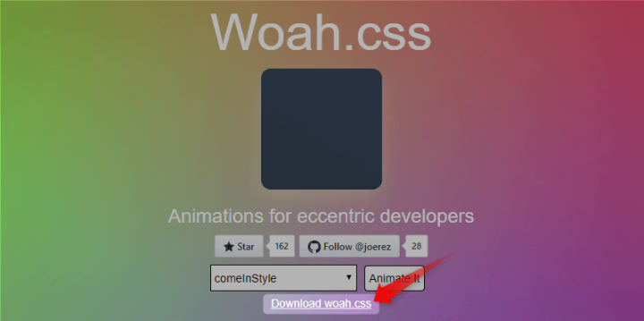 エキセントリックなアニメーションを多数収録したCSSフレームワーク 「Woah.css」 | JunJunWeb.Net
